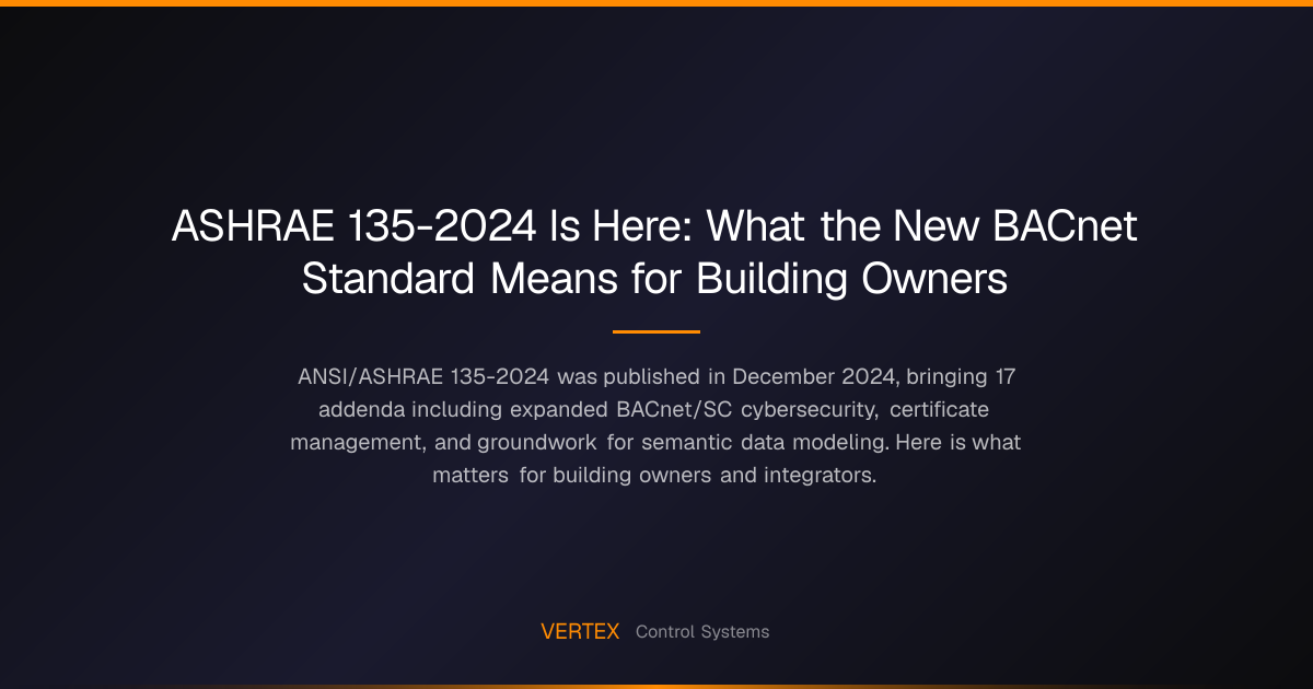 ASHRAE 135-2024 Is Here: What the New BACnet Standard Means for ...